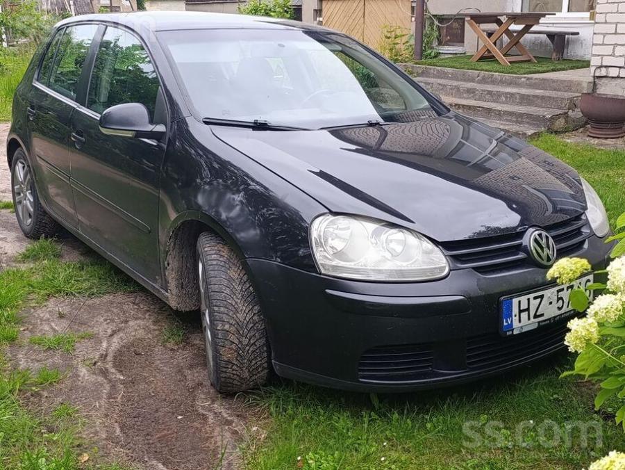 Black Volkswagen Golf 2008 in Riga, with an engine capacity of 1.90 L and mileage of 0 thousand km for 1200 €, photo 3 on AUTOMOTO.COM.LV