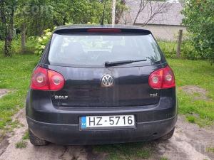 Black Volkswagen Golf 2008 in Riga, with an engine capacity of 1.90 L and mileage of 0 thousand km for 1200 €, photo 5 on AUTOMOTO.COM.LV