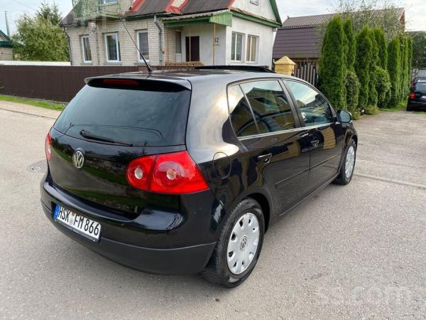 Black Volkswagen Golf 2008 in Daugavpils, with an engine capacity of 2.00 L and mileage of 0 thousand km for 3150 €, photo 5 on AUTOMOTO.COM.LV