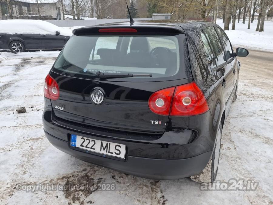 Black Volkswagen Golf 2008 in Tartu, with an engine capacity of 1.40 L and mileage of 215 thousand km for 2999 €, photo 5 on AUTOMOTO.COM.LV