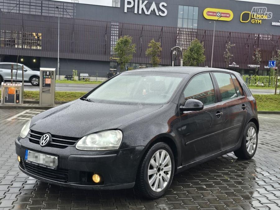 Black Volkswagen Golf 2008 in Vilnius, with an engine capacity of 1.90 L and mileage of 411 thousand km for 1100 €, photo 1 on AUTOMOTO.COM.LV
