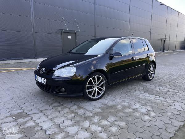 Black Volkswagen Golf 2008 in Panevezys, with an engine capacity of 1.90 L and mileage of 336 thousand km for 3300 €, photo 6 on AUTOMOTO.COM.LV
