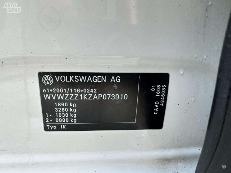 Melns Volkswagen Golf 2009 Viļņa, ar dzinēja tilpumu 1.60 L un nobraukumu 109 tūkst. km par 5850 €, foto 23 vietnē AUTOMOTO.COM.LV