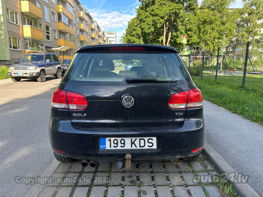 Black Volkswagen Golf 2009 in Tallinn, with an engine capacity of 2.00 L and mileage of 0 thousand km for 3500 €, photo 5 on AUTOMOTO.COM.LV