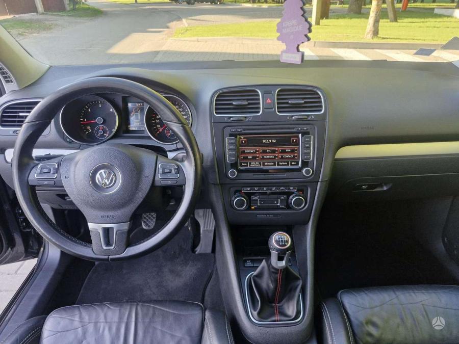 Black Volkswagen Golf 2009 in Kaunas, with an engine capacity of 2.00 L and mileage of 192 thousand km for 4050 €, photo 19 on AUTOMOTO.COM.LV