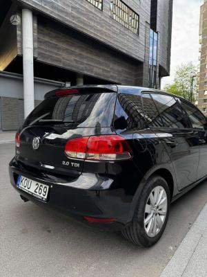 Black Volkswagen Golf 2009 in Vilnius, with an engine capacity of 2.00 L and mileage of 366 thousand km for 4200 €, photo 6 on AUTOMOTO.COM.LV