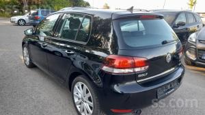 Black Volkswagen Golf 2009 in Riga, with an engine capacity of 1.60 L and mileage of 211 thousand km for 5500 €, photo 6 on AUTOMOTO.COM.LV