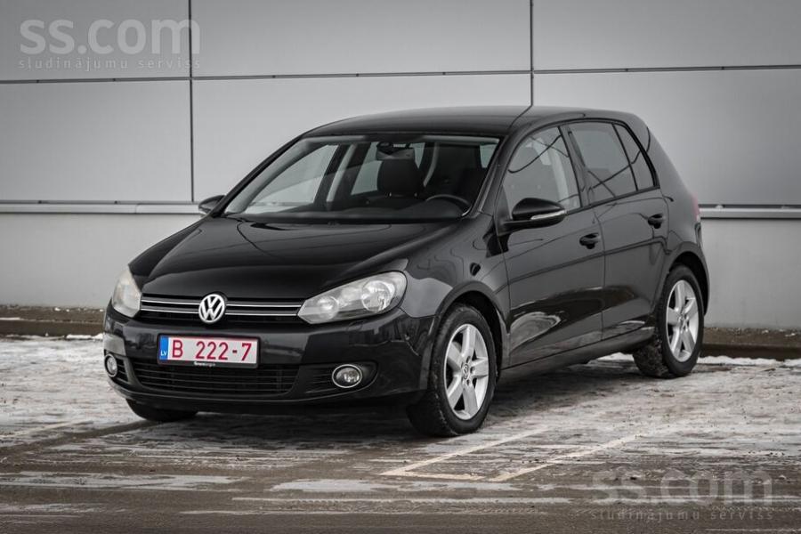 Black Volkswagen Golf 2010 in Riga, with an engine capacity of 1.40 L and mileage of 0 thousand km for 4995 €, photo 1 on AUTOMOTO.COM.LV