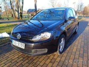 Black Volkswagen Golf 2010 in Liepaja, with an engine capacity of 1.20 L and mileage of 213 thousand km for 3450 €, photo  on AUTOMOTO.COM.LV