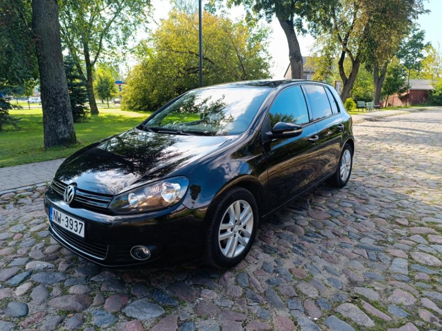 Black Volkswagen Golf 2010 in Riga, with an engine capacity of 1.60 L and mileage of 201 thousand km for 4990 €, photo 17 on AUTOMOTO.COM.LV