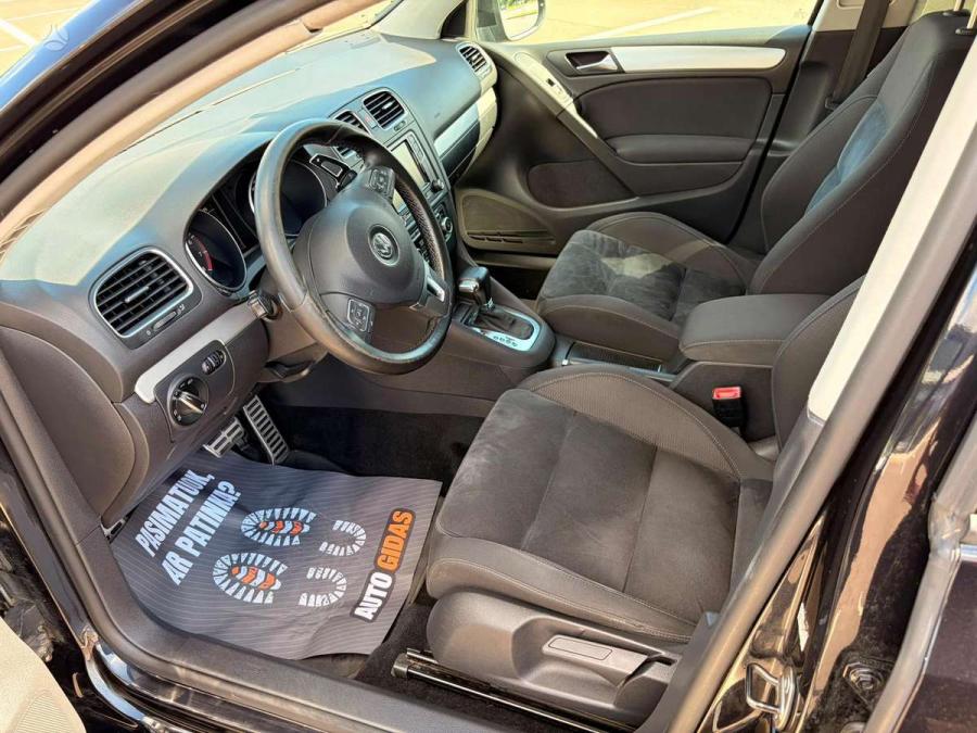 Black Volkswagen Golf 2010 in Kaunas, with an engine capacity of 1.39 L and mileage of 254 thousand km for 5700 €, photo 18 on AUTOMOTO.COM.LV