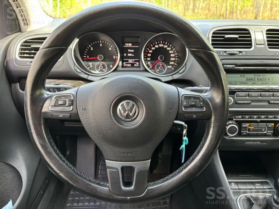 Melns Volkswagen Golf 2010 Rīga, ar dzinēja tilpumu 1.60 L un nobraukumu 275 tūkst. km par 4100 €, foto 15 vietnē AUTOMOTO.COM.LV