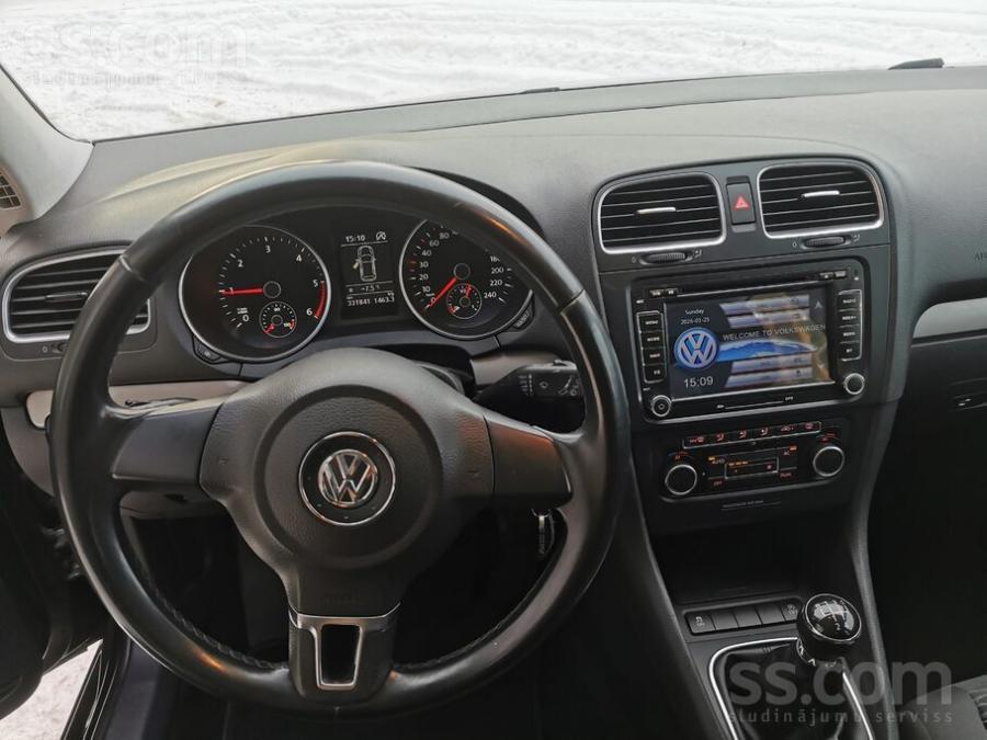 Melns Volkswagen Golf 2011 Ogre, ar dzinēja tilpumu 1.60 L un nobraukumu 331 tūkst. km par 4500 €, foto 13 vietnē AUTOMOTO.COM.LV