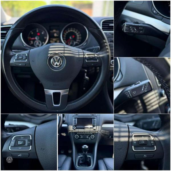 Black Volkswagen Golf 2012 in Kaunas, with an engine capacity of 1.97 L and mileage of 150 thousand km for 6850 €, photo 8 on AUTOMOTO.COM.LV