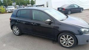 Black Volkswagen Golf 2012 in Panevezys, with an engine capacity of 1.97 L and mileage of 301 thousand km for 3000 €, photo  on AUTOMOTO.COM.LV