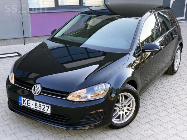 Black Volkswagen Golf 2013 in Riga, with an engine capacity of 1.60 L and mileage of 99 thousand km for 7800 €, photo 4 on AUTOMOTO.COM.LV