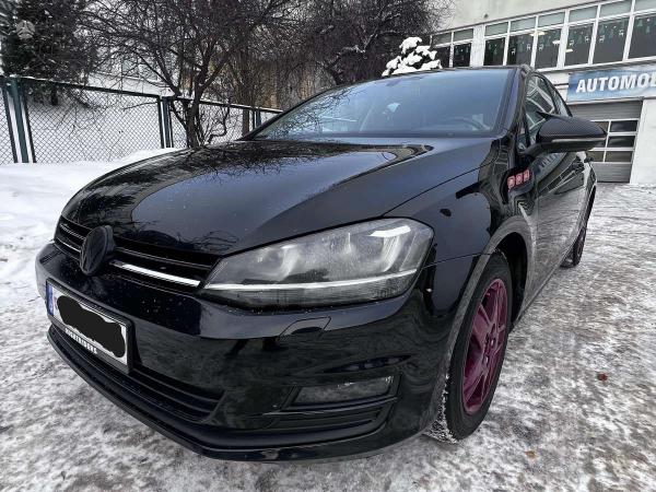 Black Volkswagen Golf 2013 in Vilnius, with an engine capacity of 1.40 L and mileage of 126 thousand km for 6750 €, photo 2 on AUTOMOTO.COM.LV