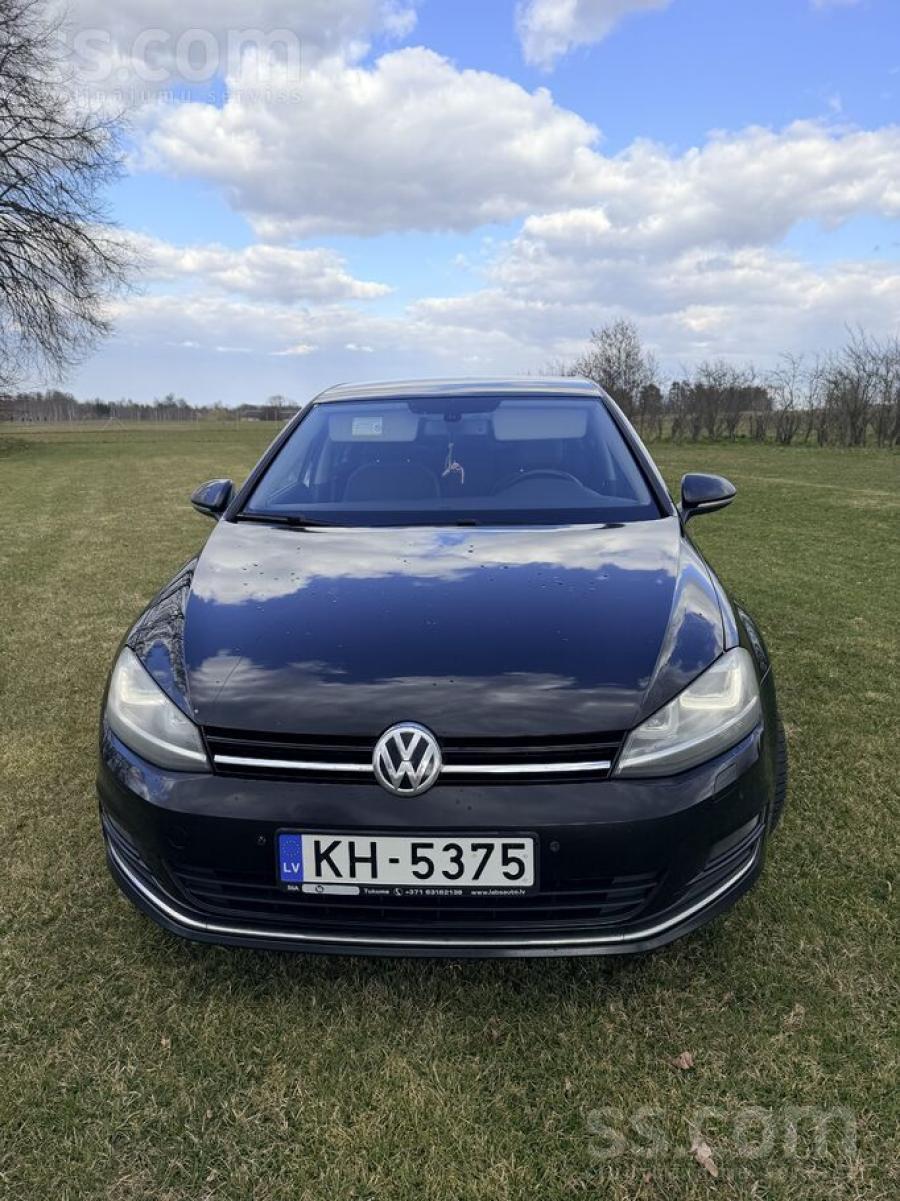 Black Volkswagen Golf 2013 in Dobele, with an engine capacity of 2.00 L and mileage of 263 thousand km for 5800 €, photo 1 on AUTOMOTO.COM.LV