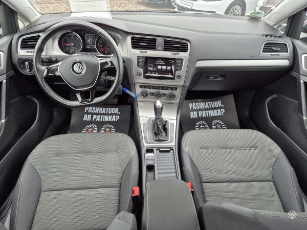 Melns Volkswagen Golf 2013 Kauņa, ar dzinēja tilpumu 1.97 L un nobraukumu 146 tūkst. km par 8999 €, foto 7 vietnē AUTOMOTO.COM.LV