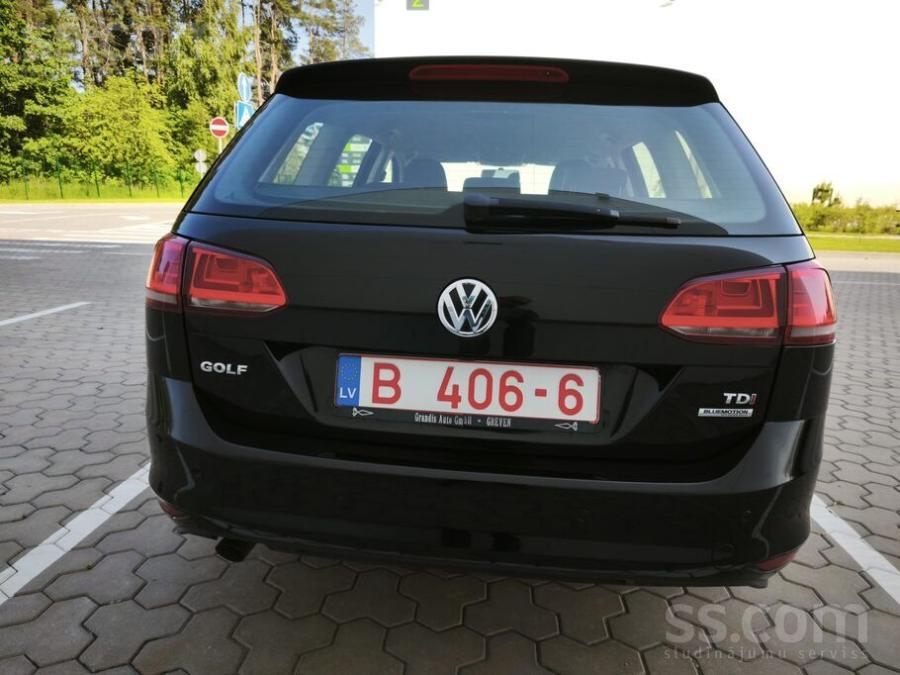 Black Volkswagen Golf 2014 in Riga, with an engine capacity of 1.60 L and mileage of 0 thousand km for 5900 €, photo 4 on AUTOMOTO.COM.LV