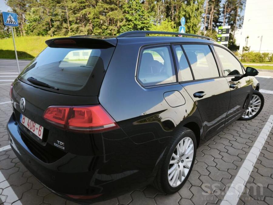 Black Volkswagen Golf 2014 in Riga, with an engine capacity of 1.60 L and mileage of 0 thousand km for 5900 €, photo 5 on AUTOMOTO.COM.LV
