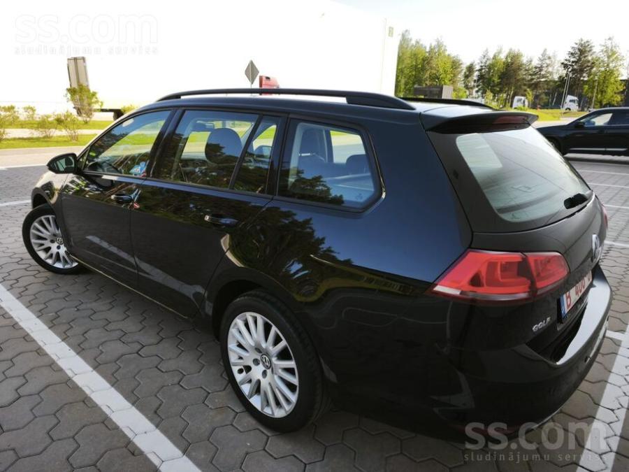 Black Volkswagen Golf 2014 in Riga, with an engine capacity of 1.60 L and mileage of 0 thousand km for 5900 €, photo 6 on AUTOMOTO.COM.LV