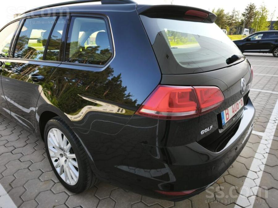Black Volkswagen Golf 2014 in Riga, with an engine capacity of 1.60 L and mileage of 0 thousand km for 5900 €, photo 24 on AUTOMOTO.COM.LV