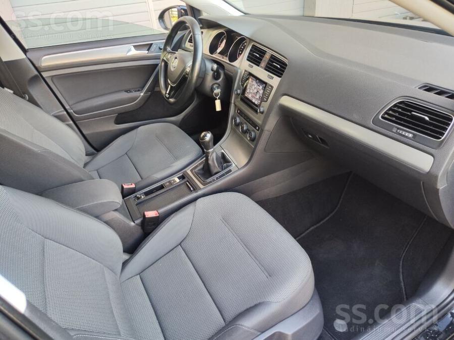 Black Volkswagen Golf 2014 in Jelgava, with an engine capacity of 1.60 L and mileage of 0 thousand km for 6990 €, photo 14 on AUTOMOTO.COM.LV