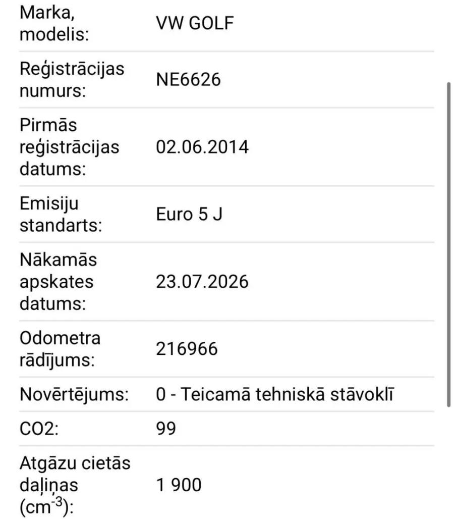 Melns Volkswagen Golf 2014 Rīga, ar dzinēja tilpumu 1.60 L un nobraukumu 217 tūkst. km par 4990 €, foto 29 vietnē AUTOMOTO.COM.LV