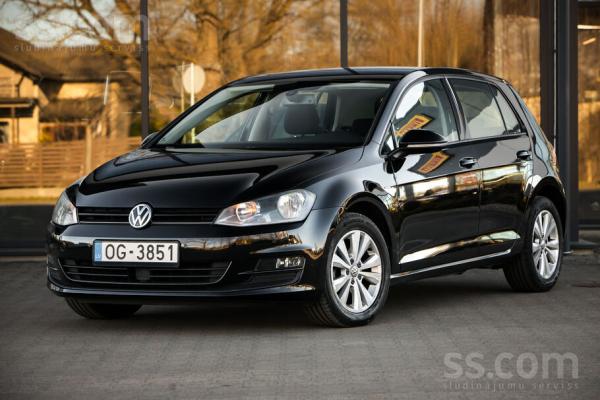 Black Volkswagen Golf 2014 in Jelgava, with an engine capacity of 1.60 L and mileage of 0 thousand km for 6490 €, photo 1 on AUTOMOTO.COM.LV