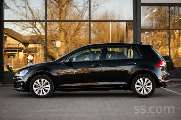 Black Volkswagen Golf 2014 in Jelgava, with an engine capacity of 1.60 L and mileage of 0 thousand km for 6490 €, photo 5 on AUTOMOTO.COM.LV