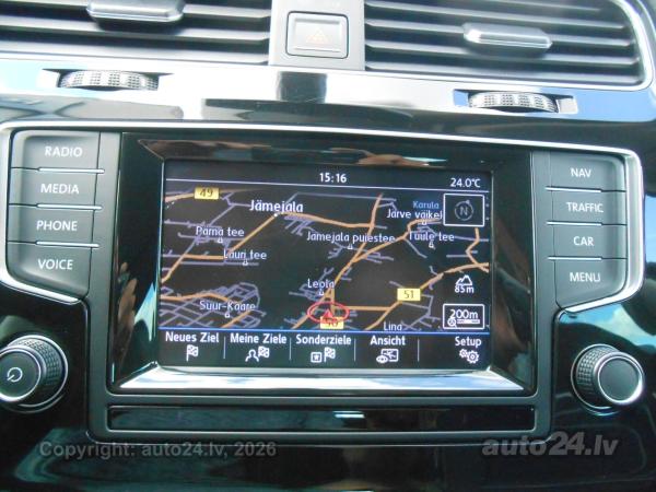 Black Volkswagen Golf 2014 in Viljandi, with an engine capacity of 1.40 L and mileage of 193 thousand km for 6990 €, photo 6 on AUTOMOTO.COM.LV