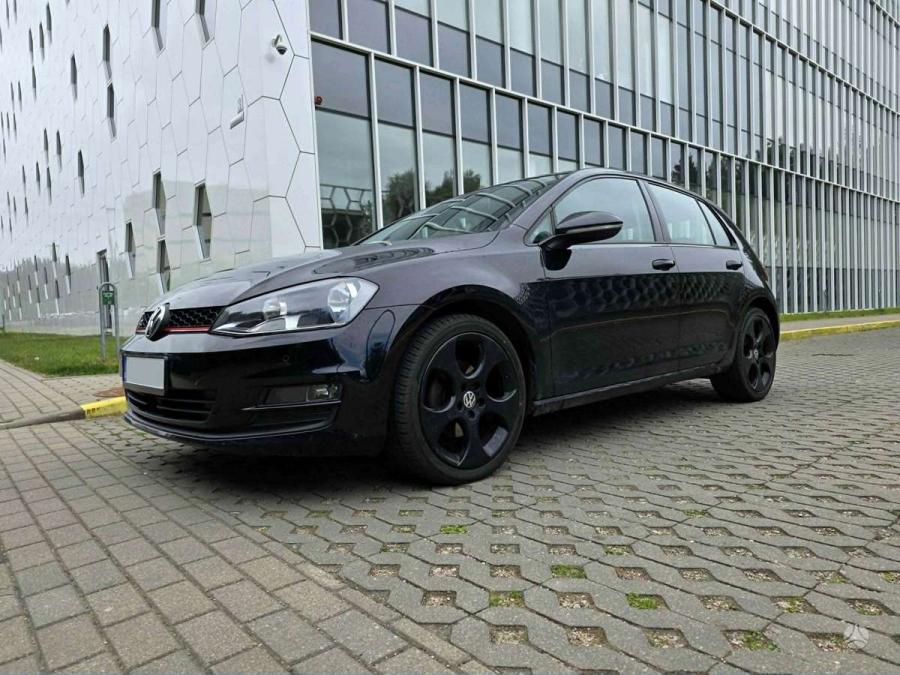 Melns Volkswagen Golf 2014 Viļņa, ar dzinēja tilpumu 1.40 L un nobraukumu 210 tūkst. km par 7700 €, foto 3 vietnē AUTOMOTO.COM.LV