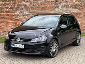 Black Volkswagen Golf 2014 in Kedainiai, with an engine capacity of 1.97 L and mileage of 227 thousand km for 6900 €, photo 11 on AUTOMOTO.COM.LV