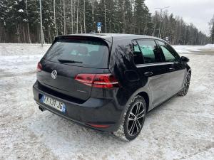 Black Volkswagen Golf 2015 in Vilnius, with an engine capacity of 1.40 L and mileage of 128 thousand km for 10700 €, photo 9 on AUTOMOTO.COM.LV
