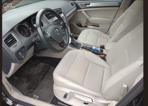 Black Volkswagen Golf 2015 in Kaunas, with an engine capacity of 2.00 L and mileage of 153 thousand km for 6500 €, photo 10 on AUTOMOTO.COM.LV