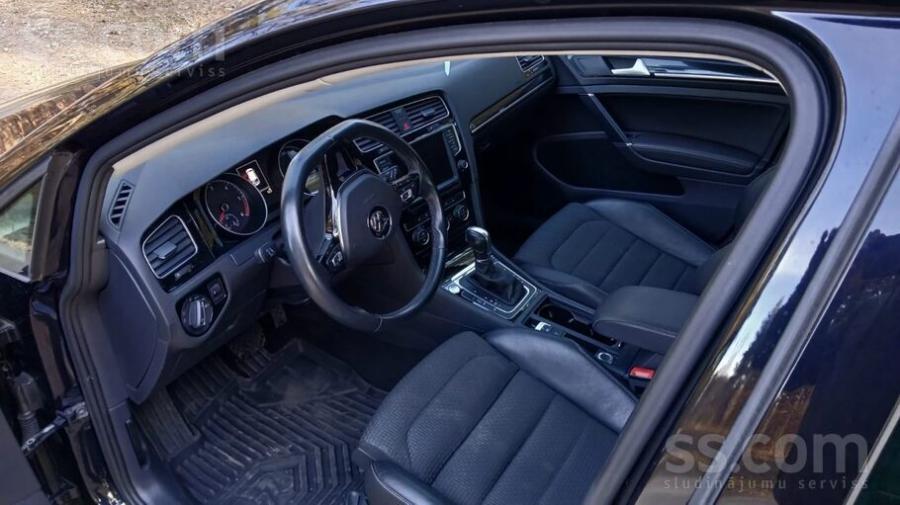 Melns Volkswagen Golf 2015 Ogre, ar dzinēja tilpumu 2.00 L un nobraukumu 330 tūkst. km par 7195 €, foto 19 vietnē AUTOMOTO.COM.LV