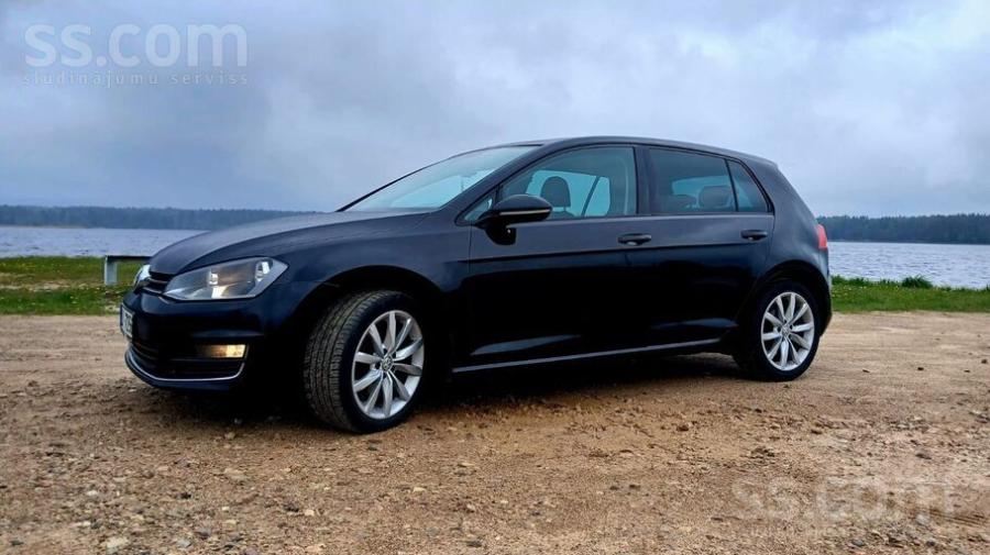 Melns Volkswagen Golf 2015 Ogre, ar dzinēja tilpumu 2.00 L un nobraukumu 331 tūkst. km par 6455 €, foto 4 vietnē AUTOMOTO.COM.LV