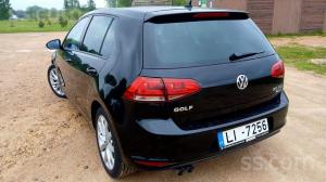 Melns Volkswagen Golf 2015 Ogre, ar dzinēja tilpumu 2.00 L un nobraukumu 331 tūkst. km par 6455 €, foto 7 vietnē AUTOMOTO.COM.LV