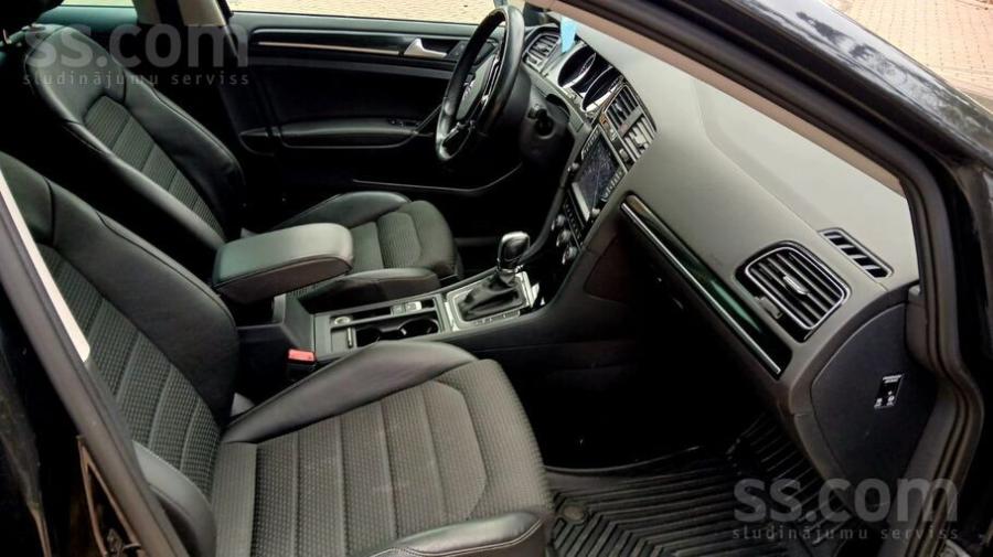 Melns Volkswagen Golf 2015 Ogre, ar dzinēja tilpumu 2.00 L un nobraukumu 331 tūkst. km par 6455 €, foto 12 vietnē AUTOMOTO.COM.LV