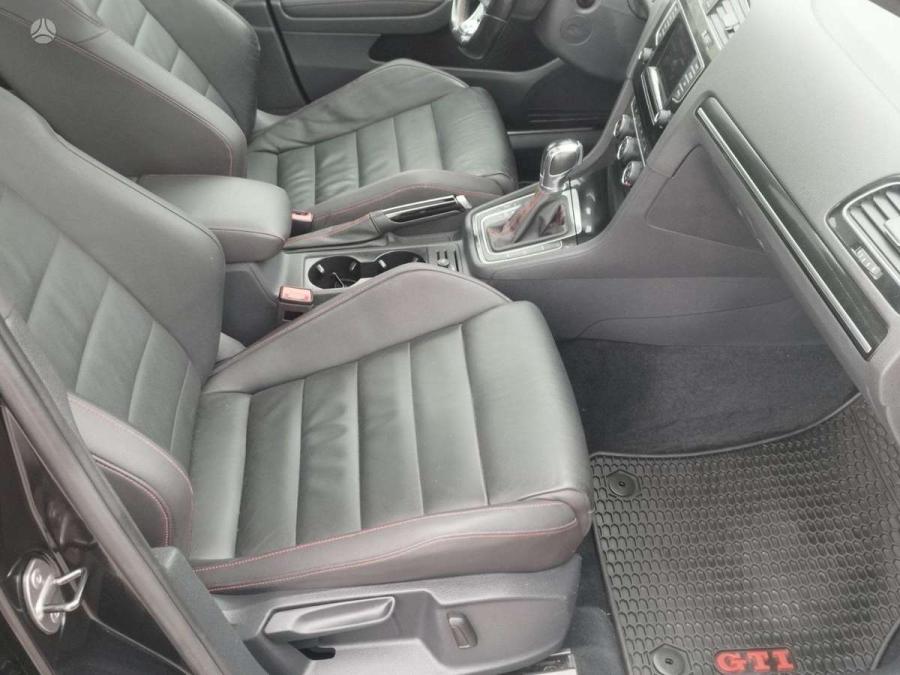 Black Volkswagen Golf 2015 in Siauliai, with an engine capacity of 1.98 L and mileage of 168 thousand km for 12000 €, photo 17 on AUTOMOTO.COM.LV