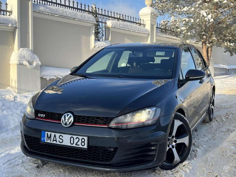 Black Volkswagen Golf 2016 in Vilnius, with an engine capacity of 1.98 L and mileage of 159 thousand km for 9500 €, photo 11 on AUTOMOTO.COM.LV