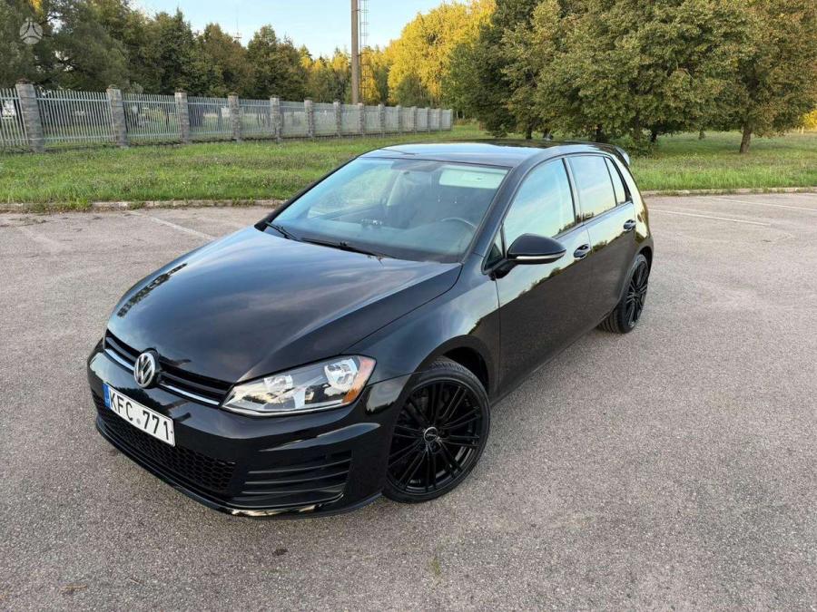 Melns Volkswagen Golf 2016 Kauņa, ar dzinēja tilpumu 1.80 L un nobraukumu 163 tūkst. km par 7099 €, foto 1 vietnē AUTOMOTO.COM.LV