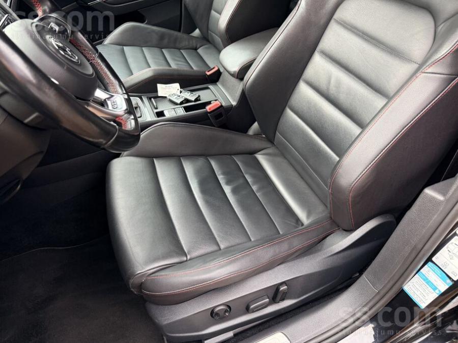 Black Volkswagen Golf 2016 in Ogre, with an engine capacity of 2.00 L and mileage of 243 thousand km for 12490 €, photo 17 on AUTOMOTO.COM.LV
