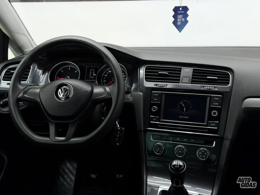 Black Volkswagen Golf 2017 in Avizieniai, with an engine capacity of 1.60 L and mileage of 255 thousand km for 6690 €, photo 15 on AUTOMOTO.COM.LV