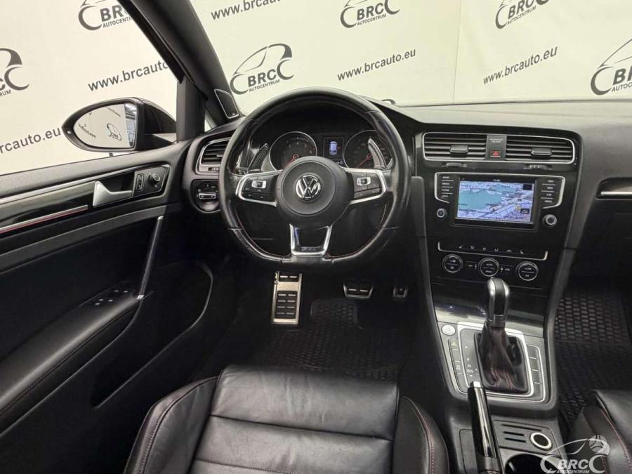 Black Volkswagen Golf 2017 in Vilnius, with an engine capacity of 1.98 L and mileage of 163 thousand km for 9700 €, photo 15 on AUTOMOTO.COM.LV