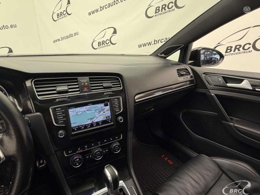 Black Volkswagen Golf 2017 in Vilnius, with an engine capacity of 1.98 L and mileage of 163 thousand km for 9700 €, photo 28 on AUTOMOTO.COM.LV