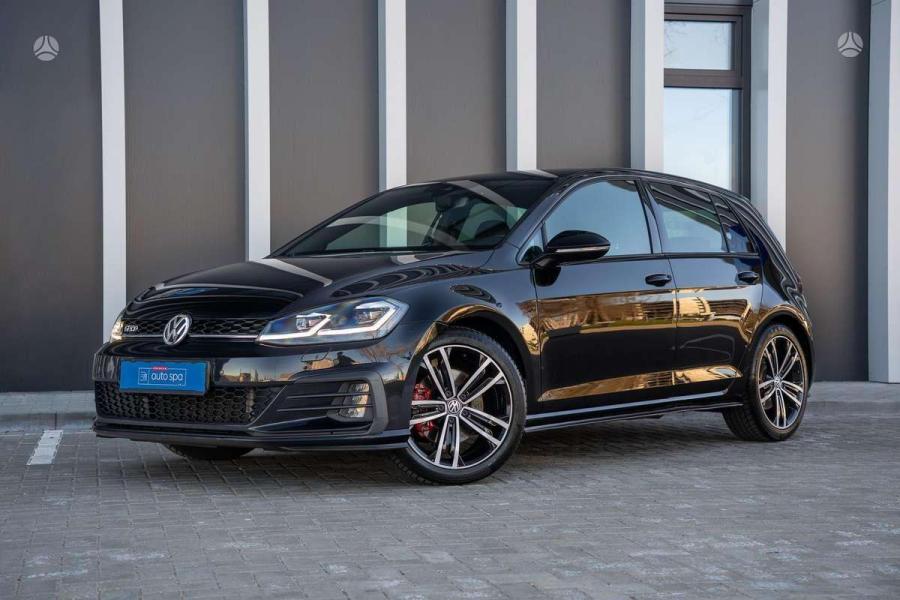 Black Volkswagen Golf 2018 in Vilnius, with an engine capacity of 1.97 L and mileage of 127 thousand km for 16299 €, photo 10 on AUTOMOTO.COM.LV
