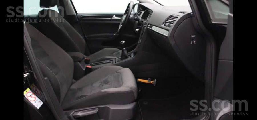 Melns Volkswagen Golf 2018 Rīga, ar dzinēja tilpumu 1.60 L un nobraukumu 267 tūkst. km par 7970 €, foto 6 vietnē AUTOMOTO.COM.LV
