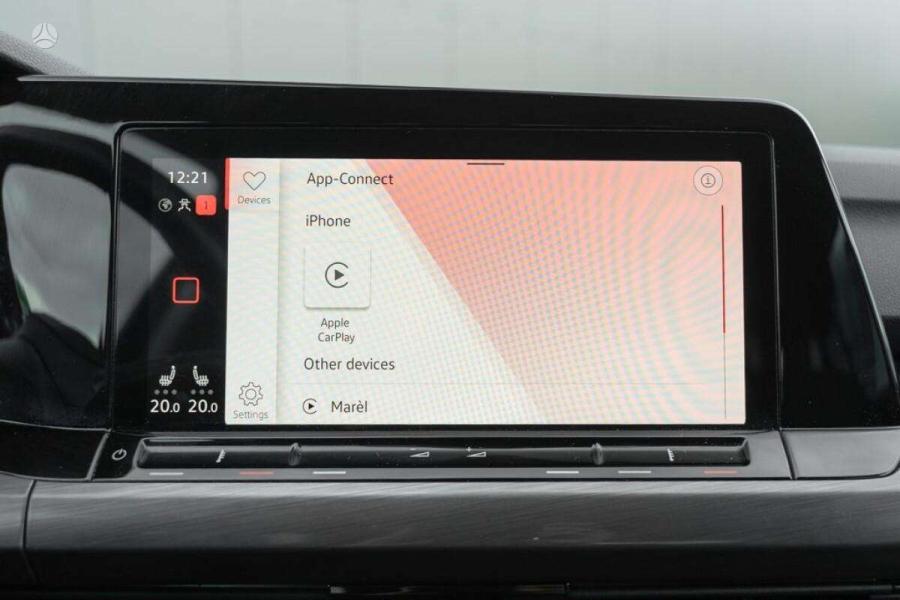 Melns Volkswagen Golf 2020 Viļņa, ar dzinēja tilpumu 1.50 L un nobraukumu 152 tūkst. km par 16800 €, foto 15 vietnē AUTOMOTO.COM.LV